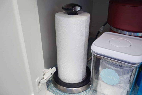 Organizing Under The Kitchen Sink - One Happy Housewife