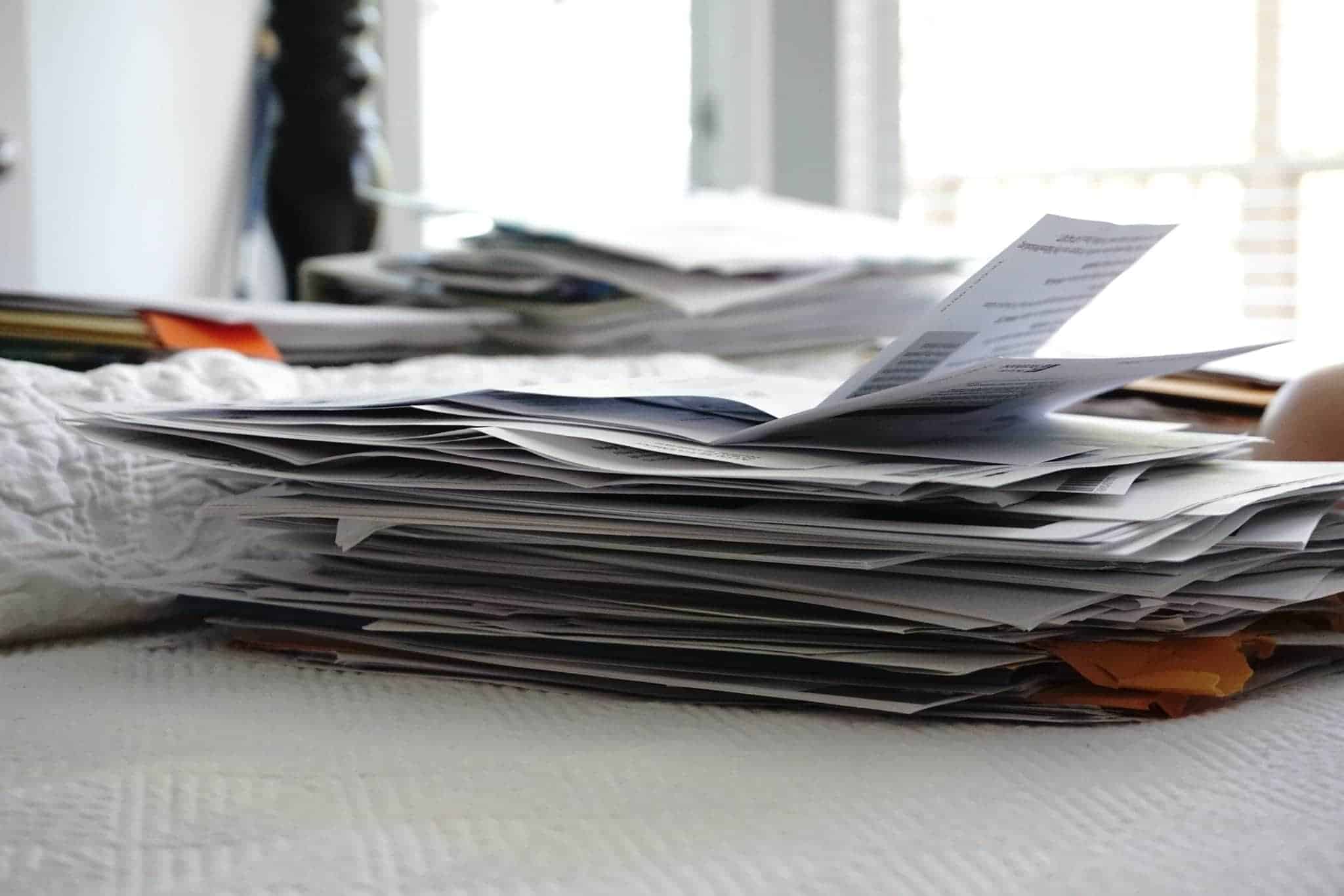 Organize Paper Clutter