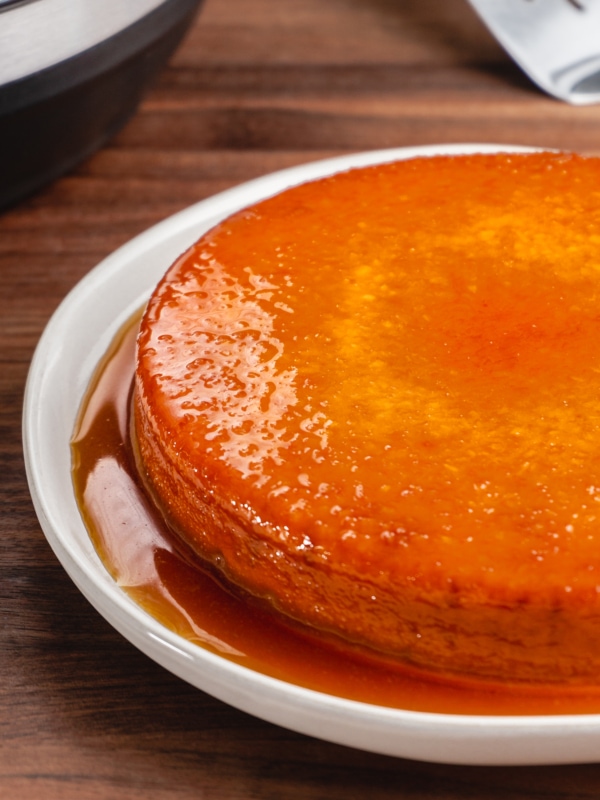 Instant Pot Coconut Flan - One Happy Housewife