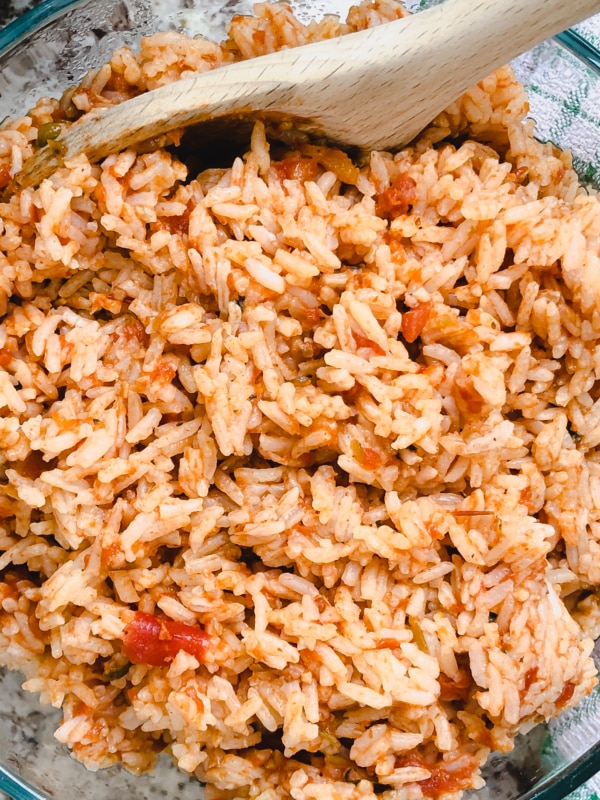 Instant Pot Salsa Rice - One Happy Housewife