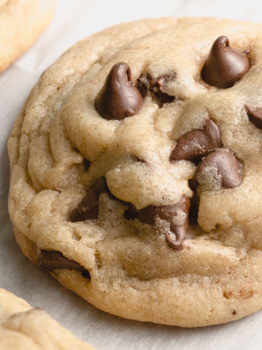 Soft and Chewy Chocolate Chip Cookies - One Happy Housewife