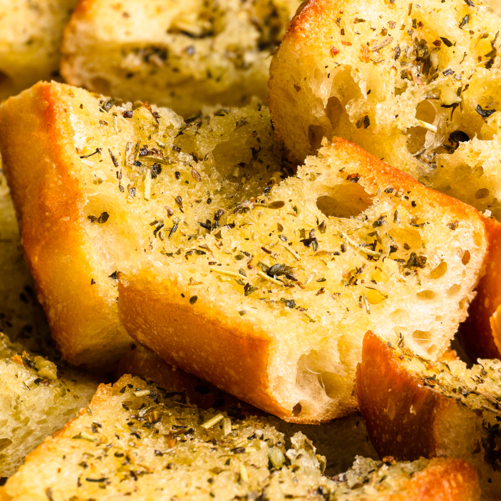 Homemade Garlic Bread - One Happy Housewife