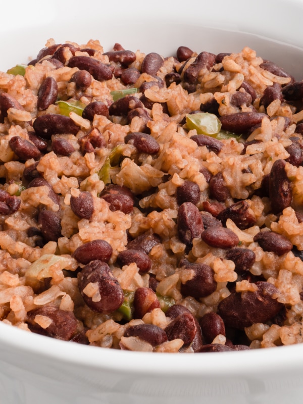 Honduran Red Beans and Rice (Casamiento) - One Happy Housewife