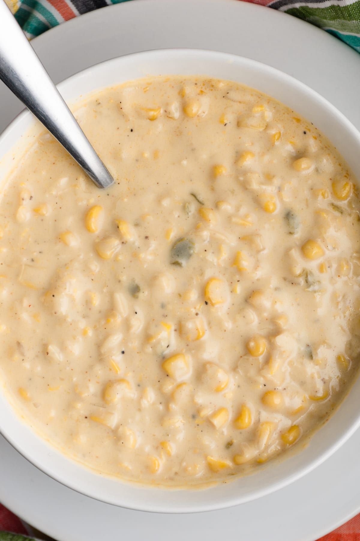 Instant Pot Vanilla Jalapeño Corn Chowder - One Happy Housewife