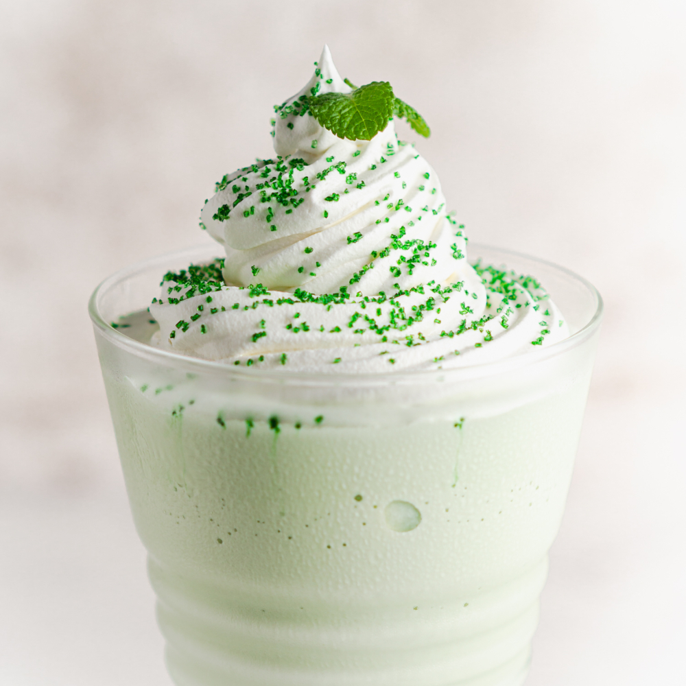 Boozy Shamrock Shake - One Happy Housewife