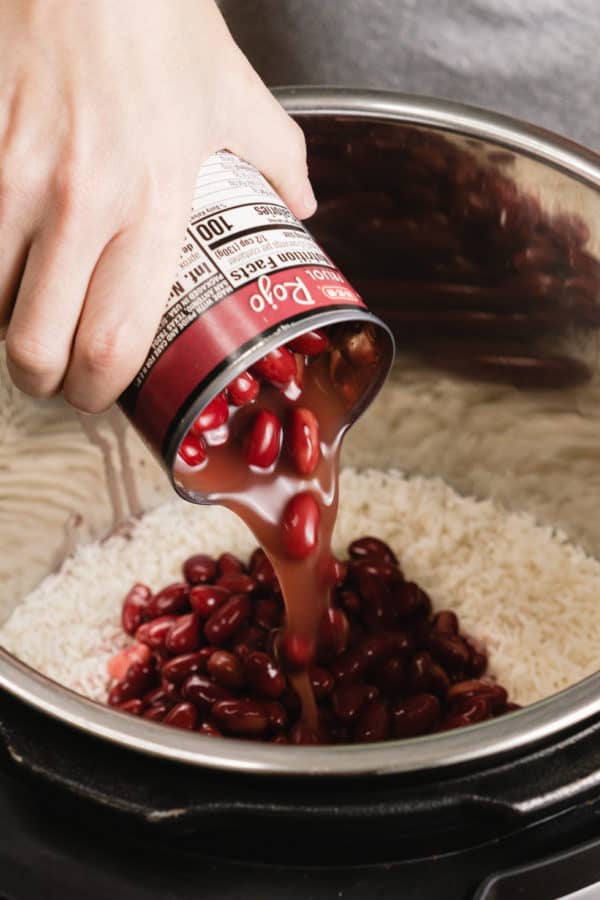 Instant Pot Red Beans and Rice - One Happy Housewife