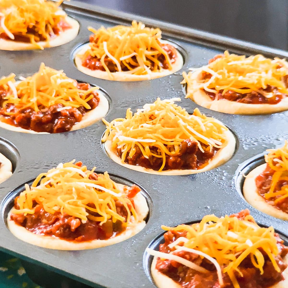 Sloppy Joe Cornbread Cups - One Happy Housewife