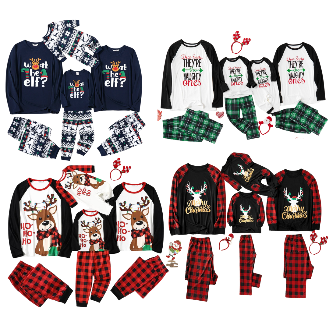 Walmart Christmas Pajamas - One Happy Housewife