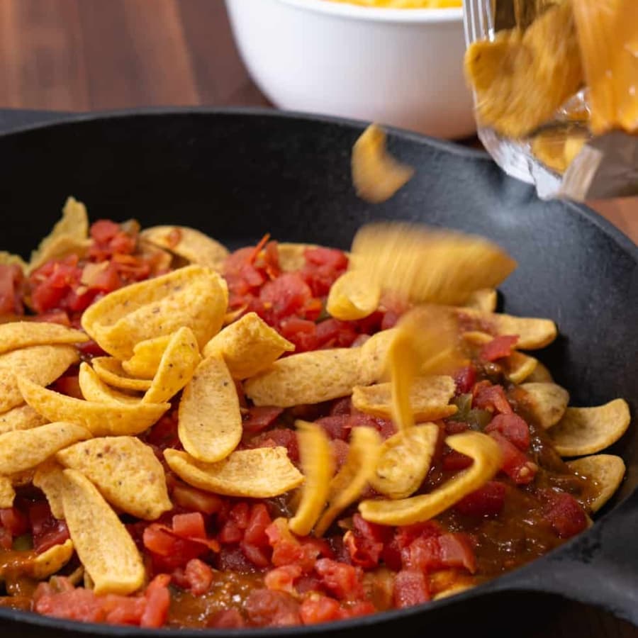 Easy Frito Pie - One Happy Housewife